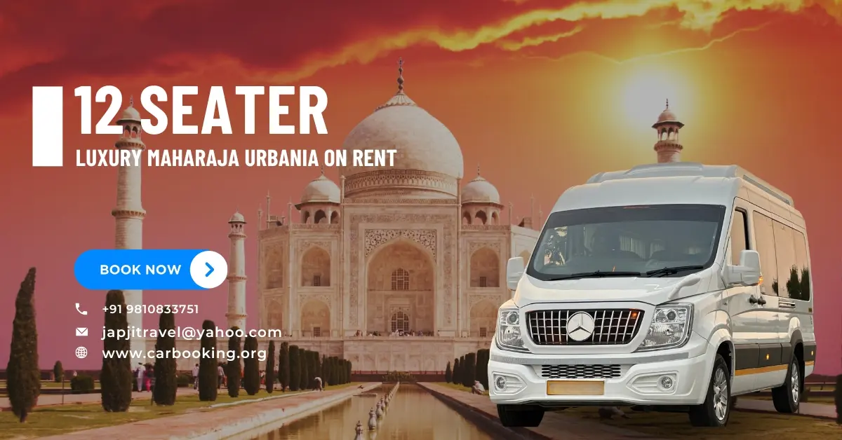 12 Seater Luxury Maharaja Urbania on Rent | Urbania Hire in Delhi at ...